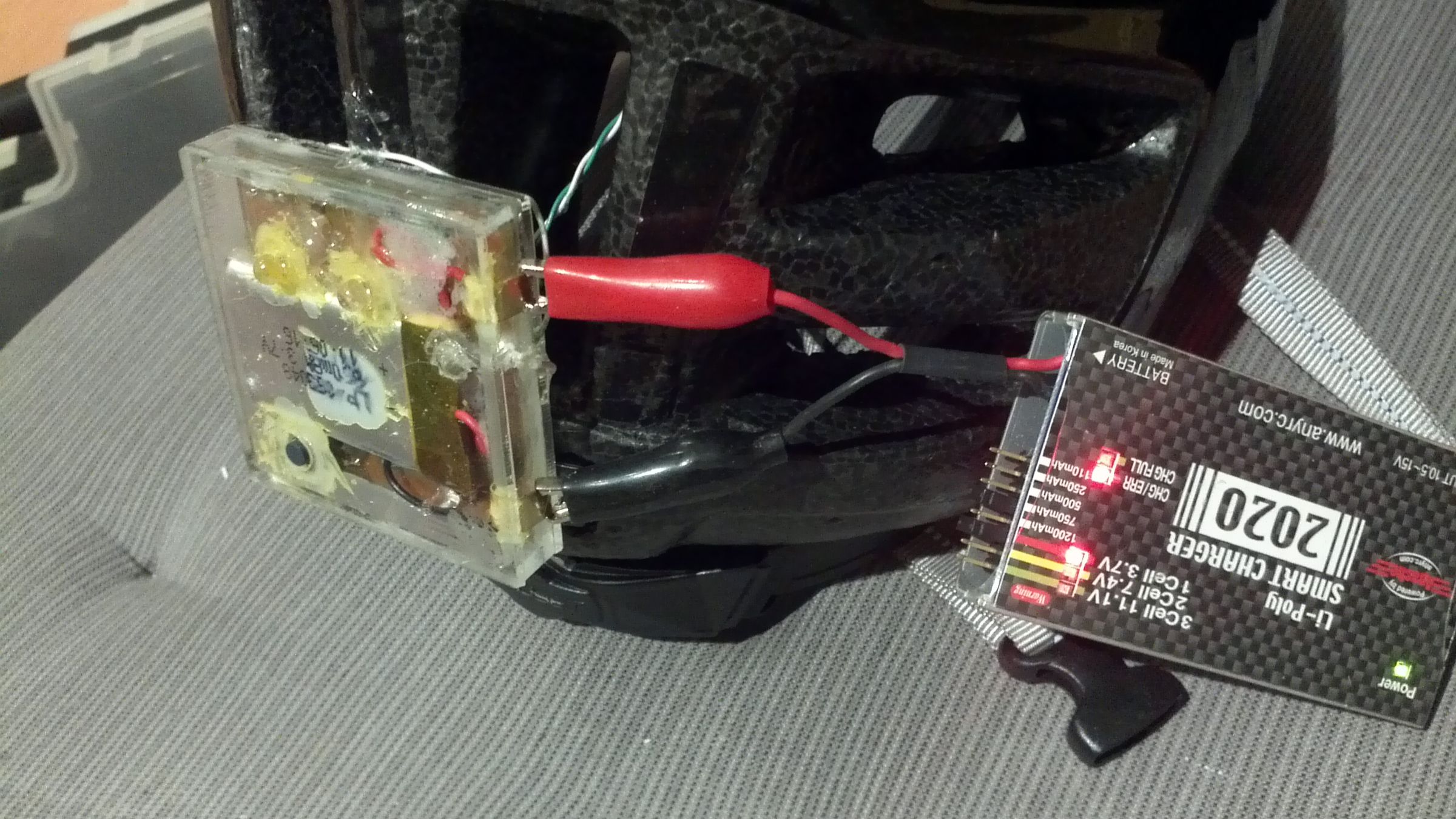 Rechargeable Helmet Light (electronics) : 3 Steps (with Pictures ...