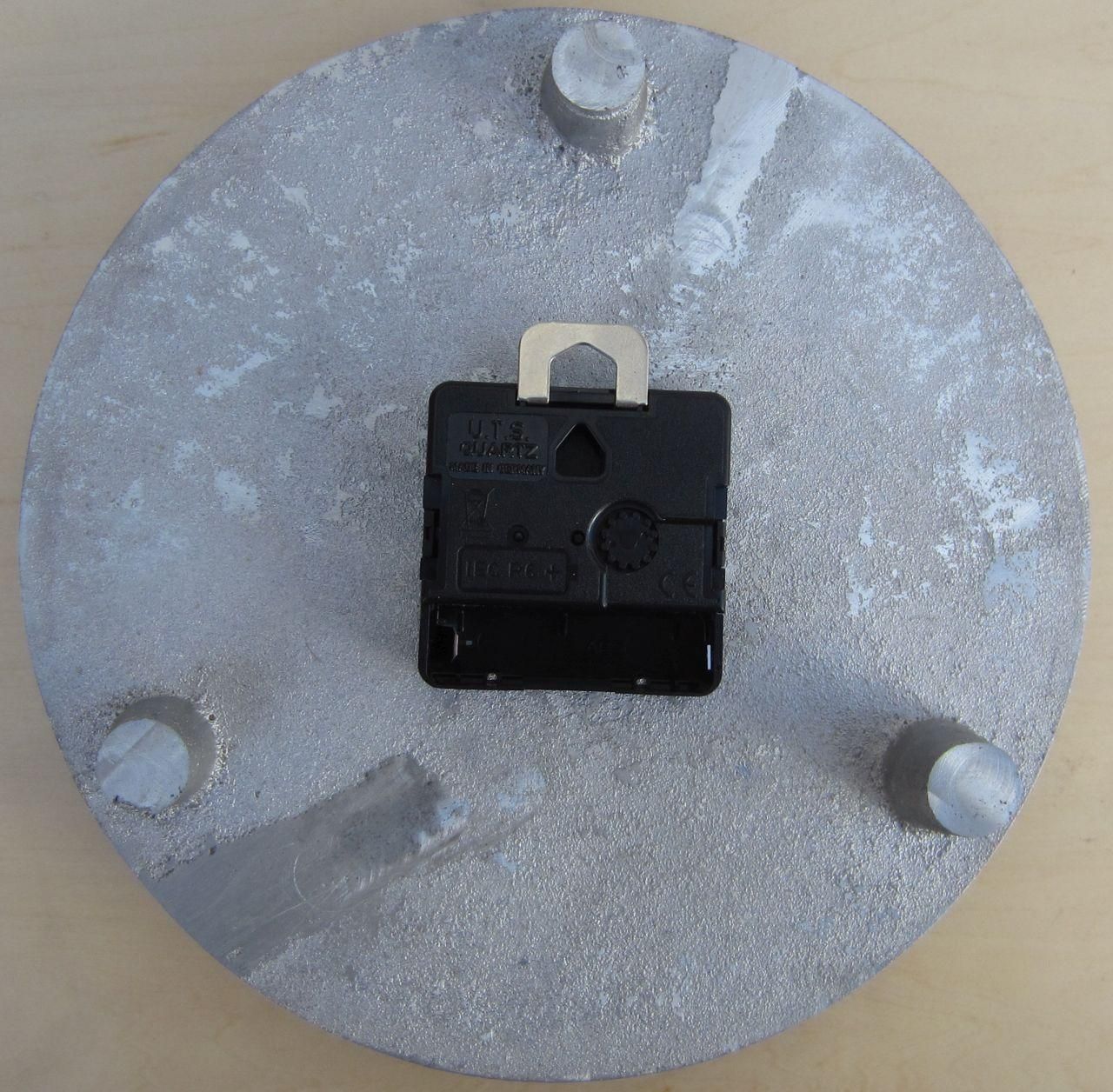 Banksy Inspired Cast Aluminium Clock : 7 Steps (with Pictures ...
