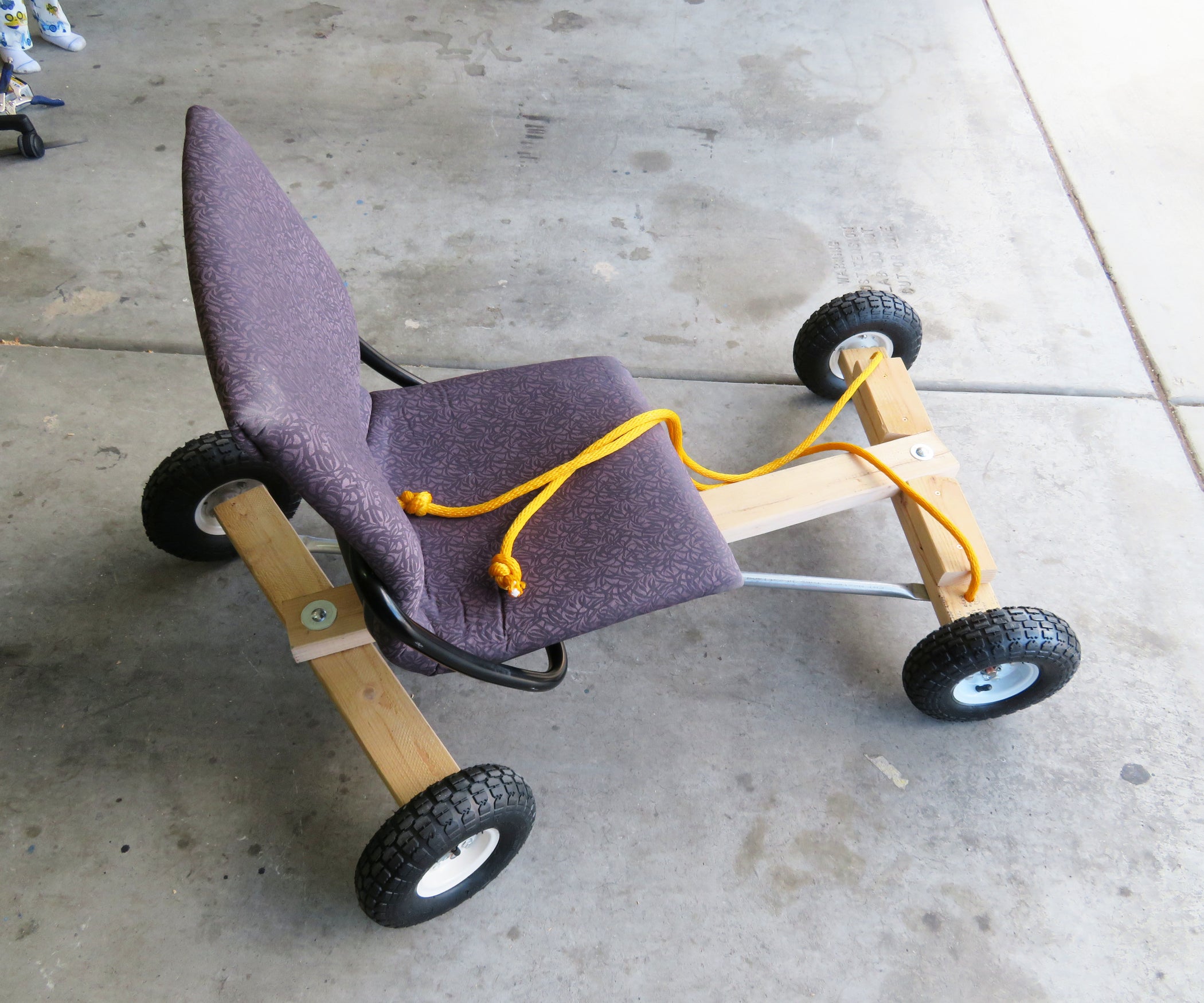Office Chair Racer With Articulated Steering : 13 Steps (with Pictures ...