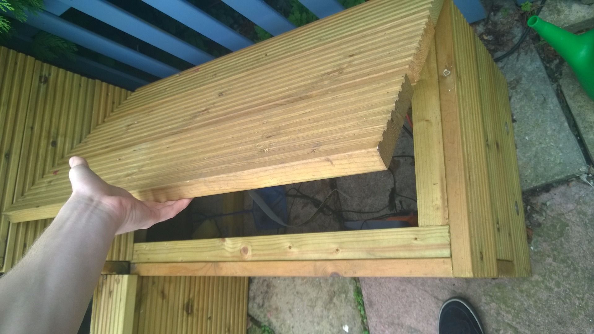 Raised Timber Pond With Waterfall and Bench : 8 Steps (with Pictures ...