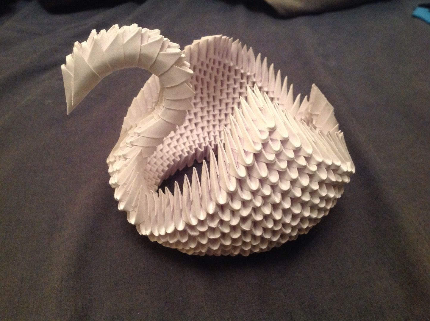3D Modular Origami Swan : 7 Steps (with Pictures) - Instructables