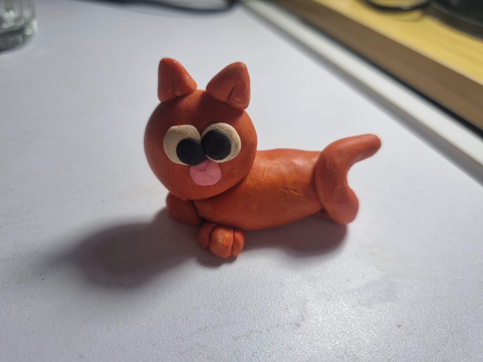 How to Make Plasticine Crazy Cat : 4 Steps - Instructables