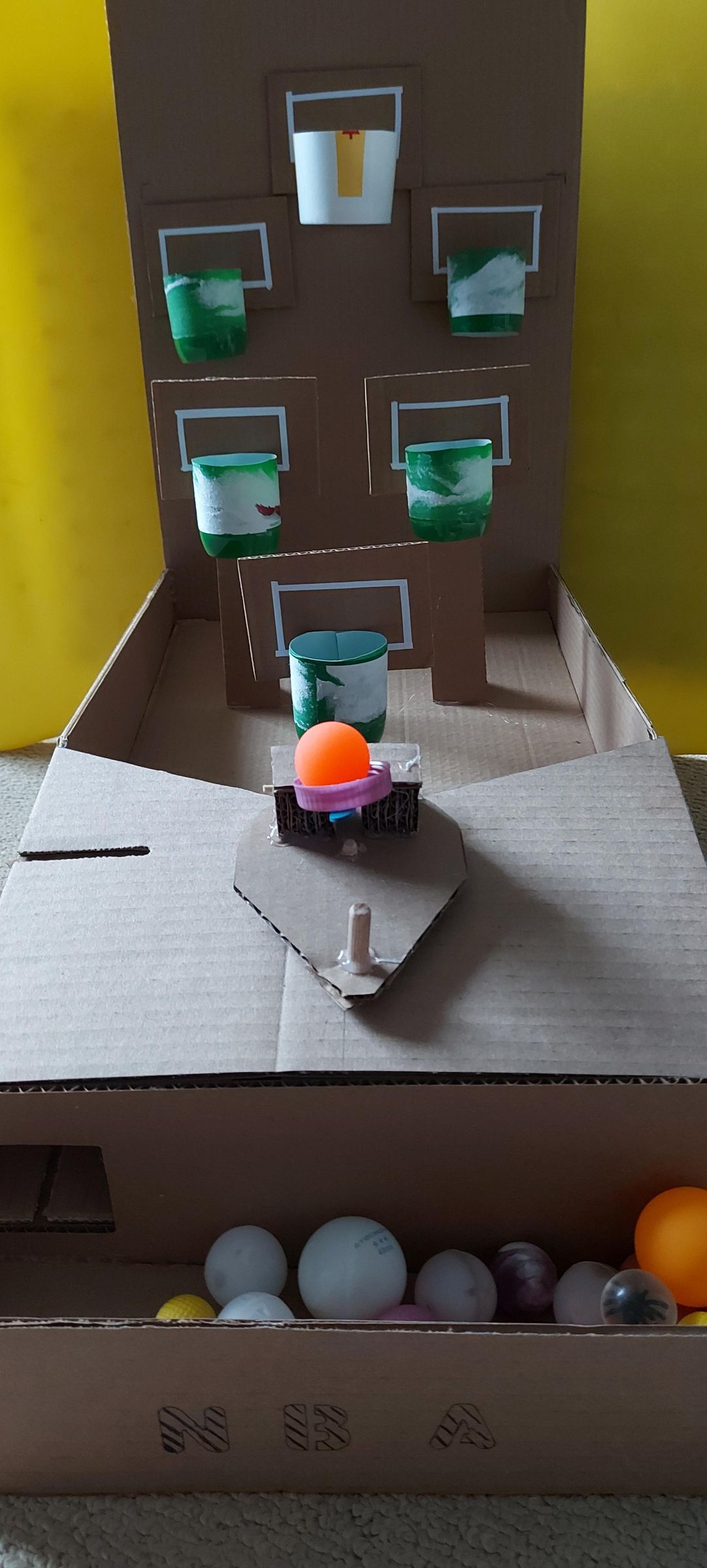 How to Make NBA Basketball Board Game From Cardboard DIY at Home : 15 ...