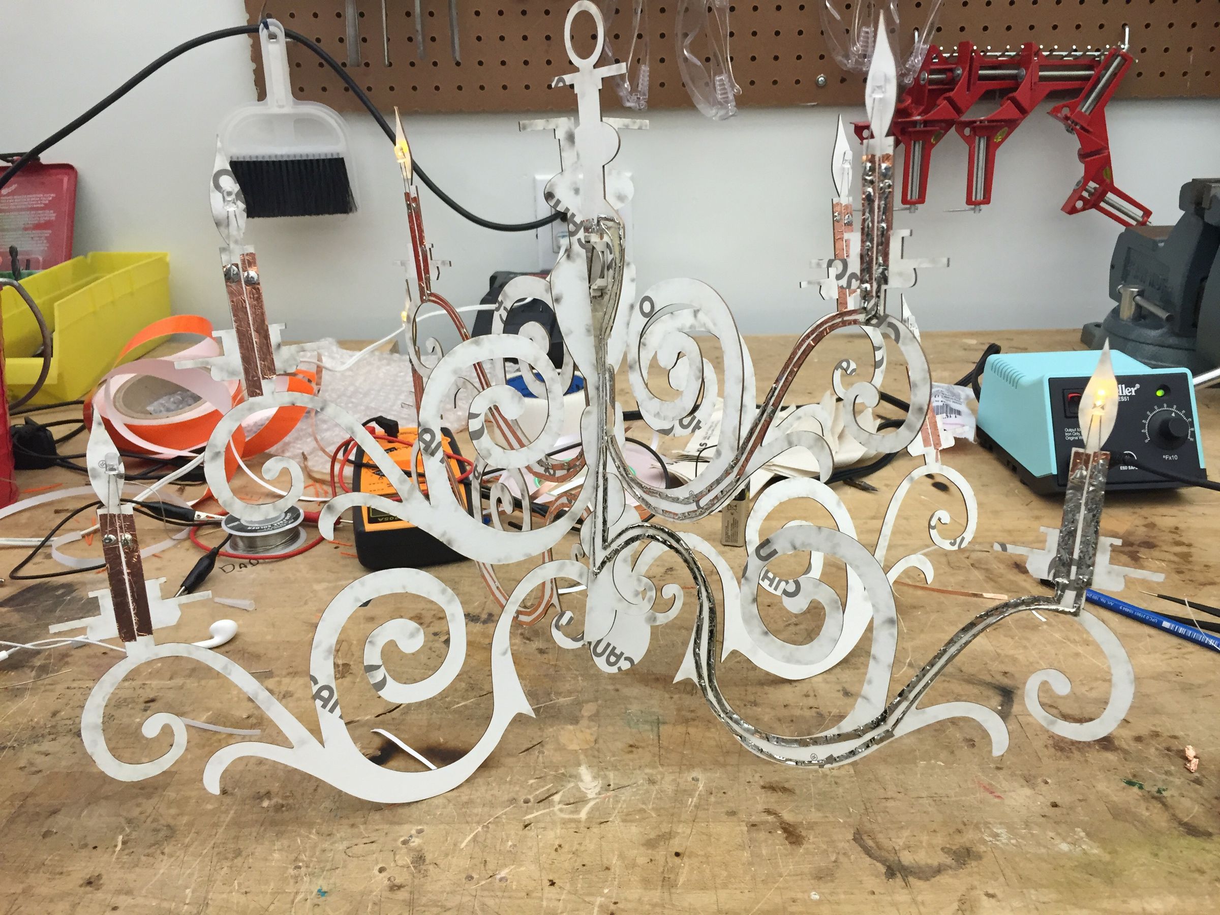 LED Paper Chandelier : 8 Steps (with Pictures) - Instructables