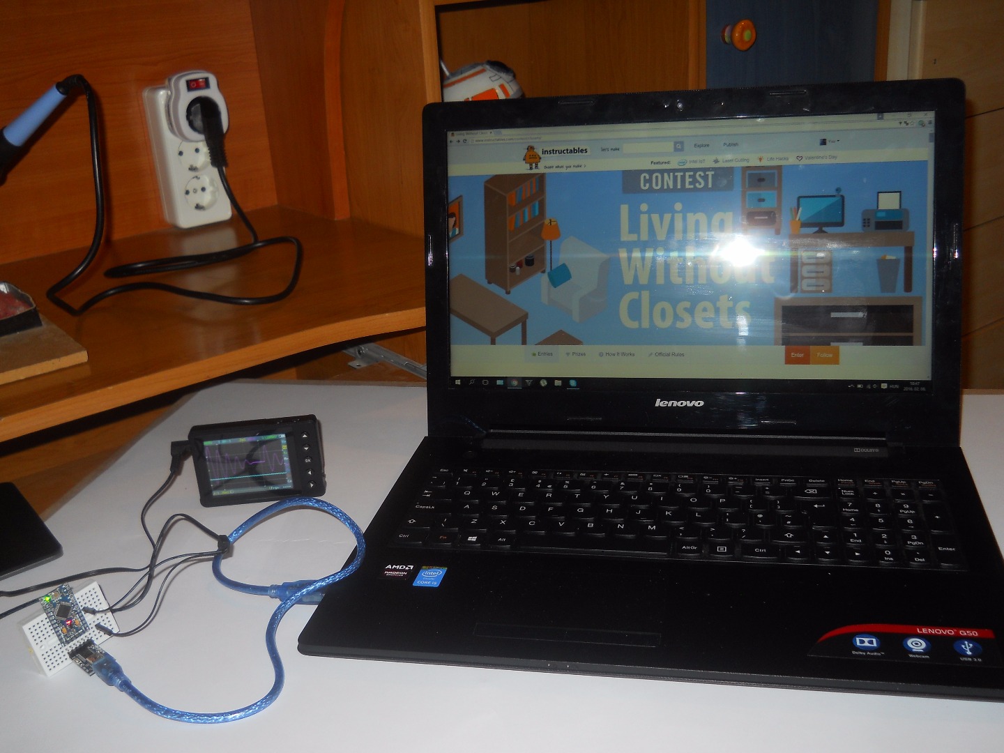 Make a One Desk Electronics Lab (in a Small Place, for Beginners) : 17 ...