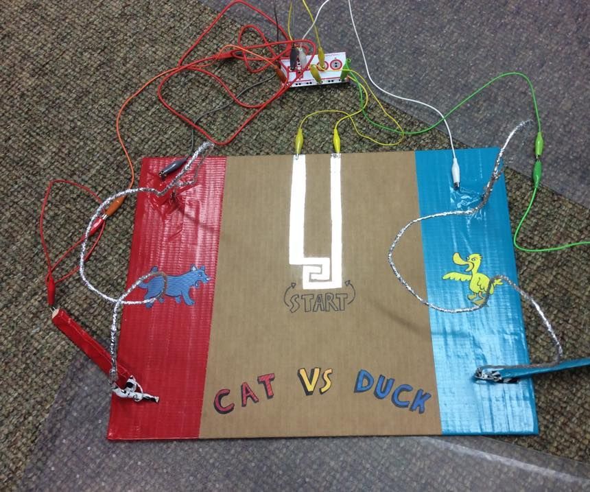 2 Player Frustration Game With Makey Makey/ Scratch Programming : 6 ...