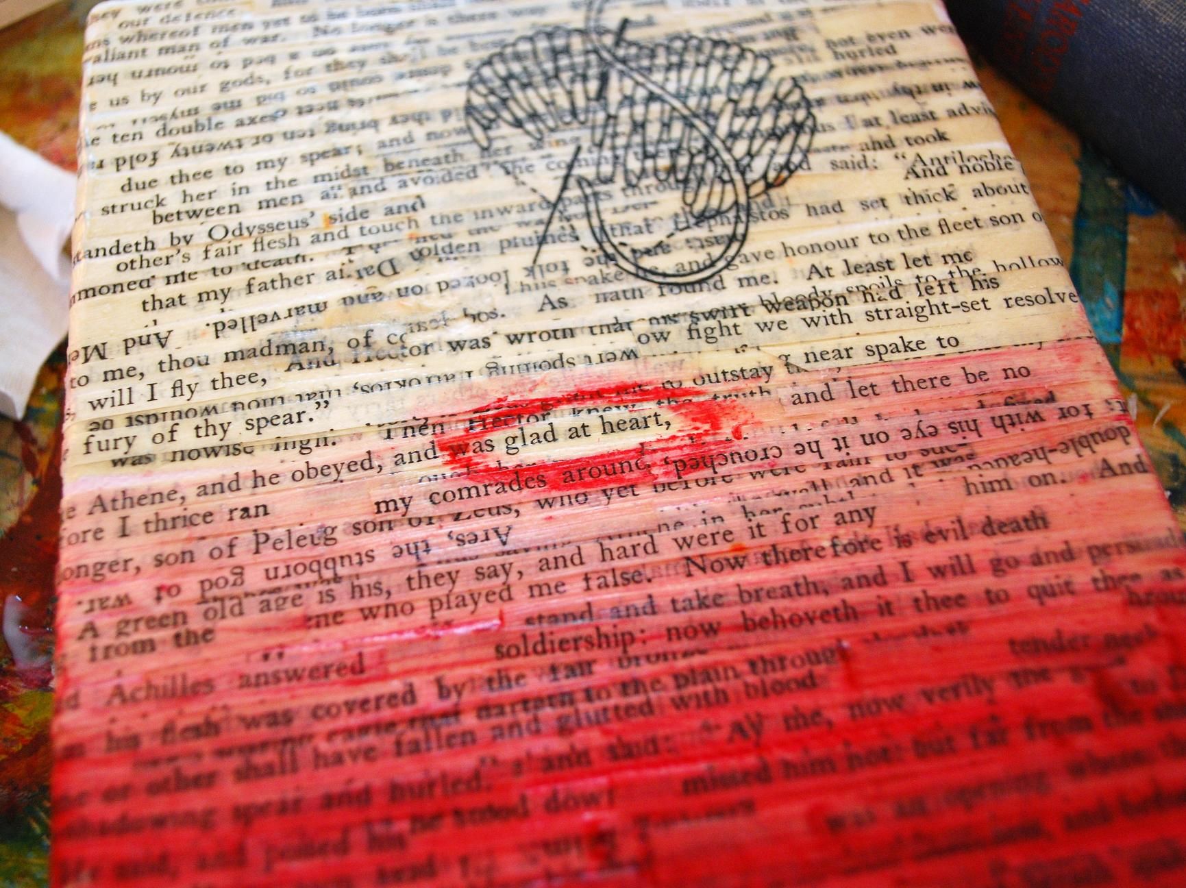 How to Make Upcycled Art With Old Books : 10 Steps (with Pictures ...