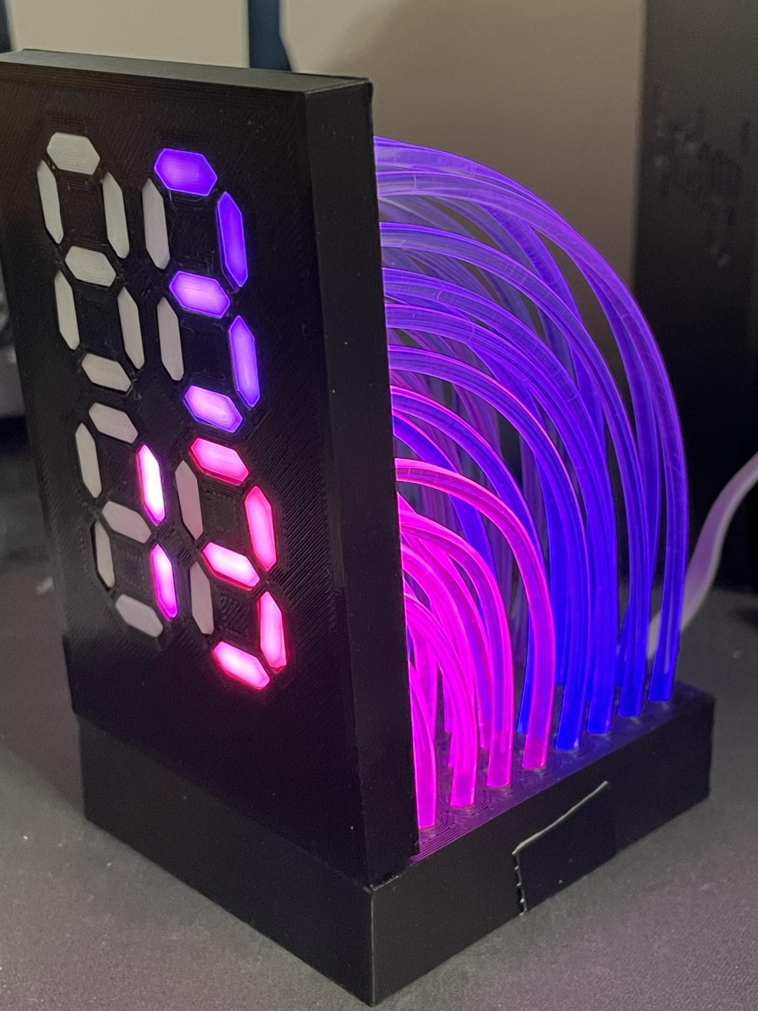 Digital Light Pipes Fiber Optic Clock : 5 Steps (with Pictures ...