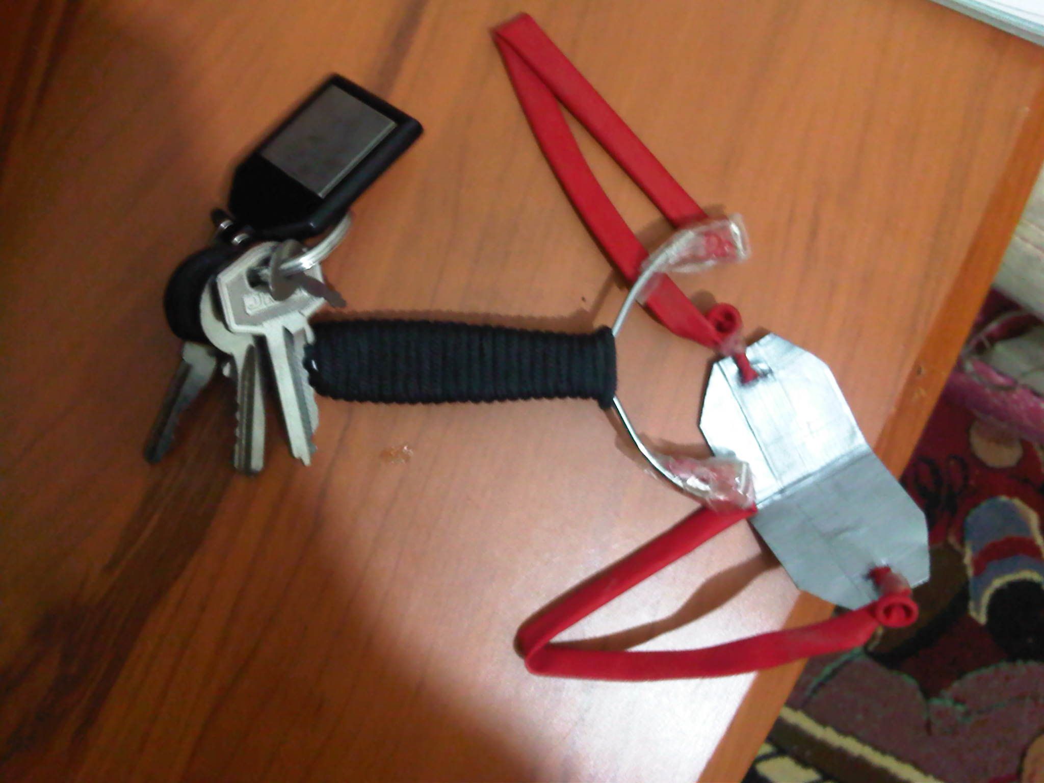 Powerful Mini Slingshot :SMALL BUT POWERFUL: (from Scrap ) : 5 Steps ...