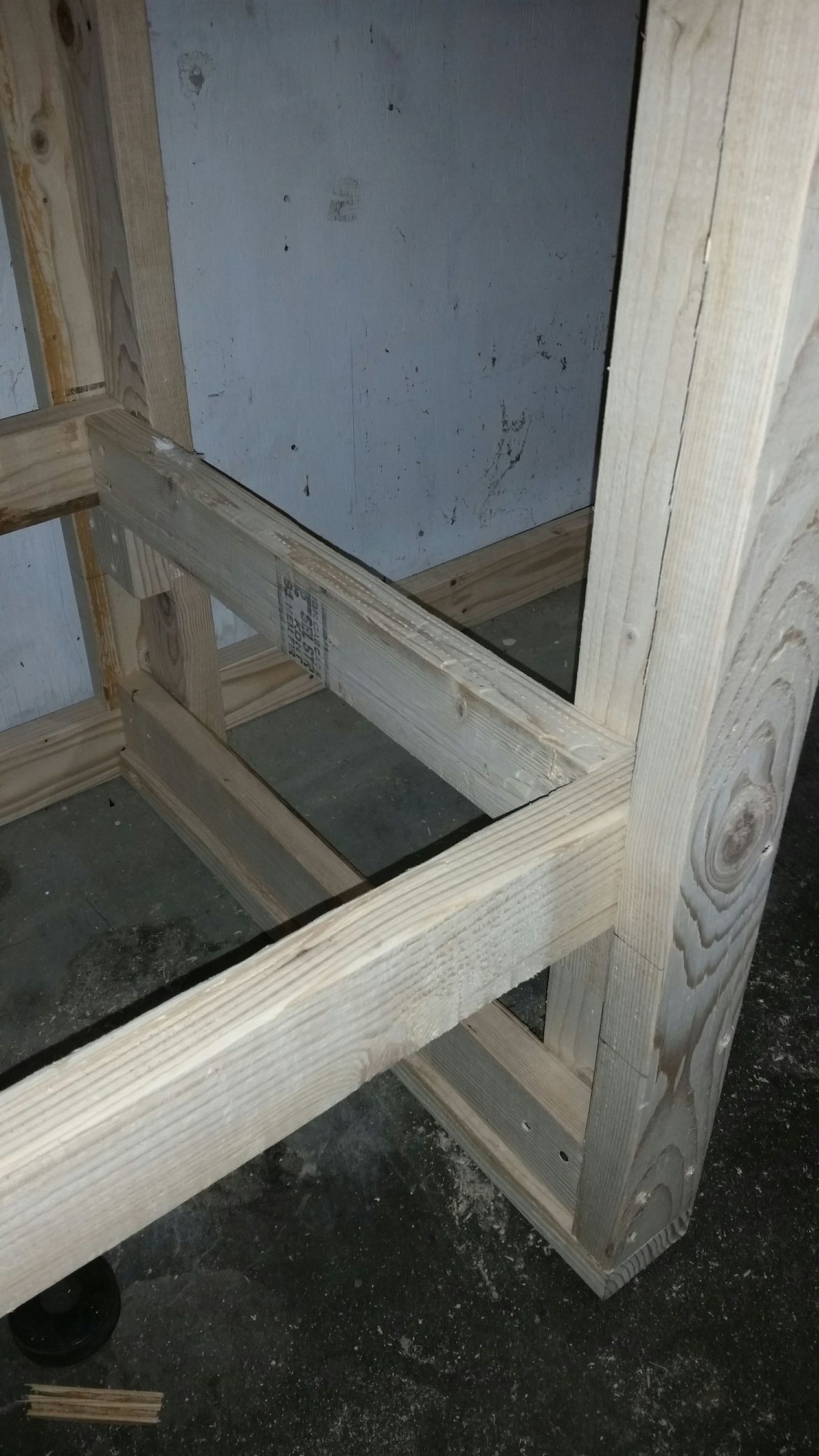 2x4 Work Bench With Nested Rolling Assembly Table : 10 Steps (with ...