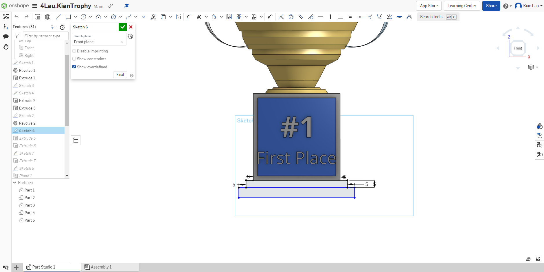 3D Trophy : 13 Steps - Instructables