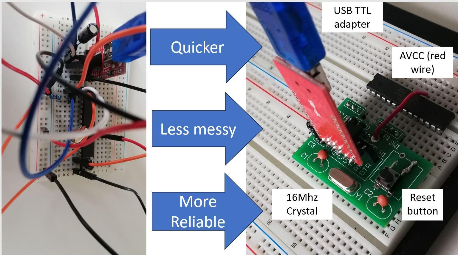 Atmega328P Shield for Quick Prototyping on Breadboards : 5 Steps ...