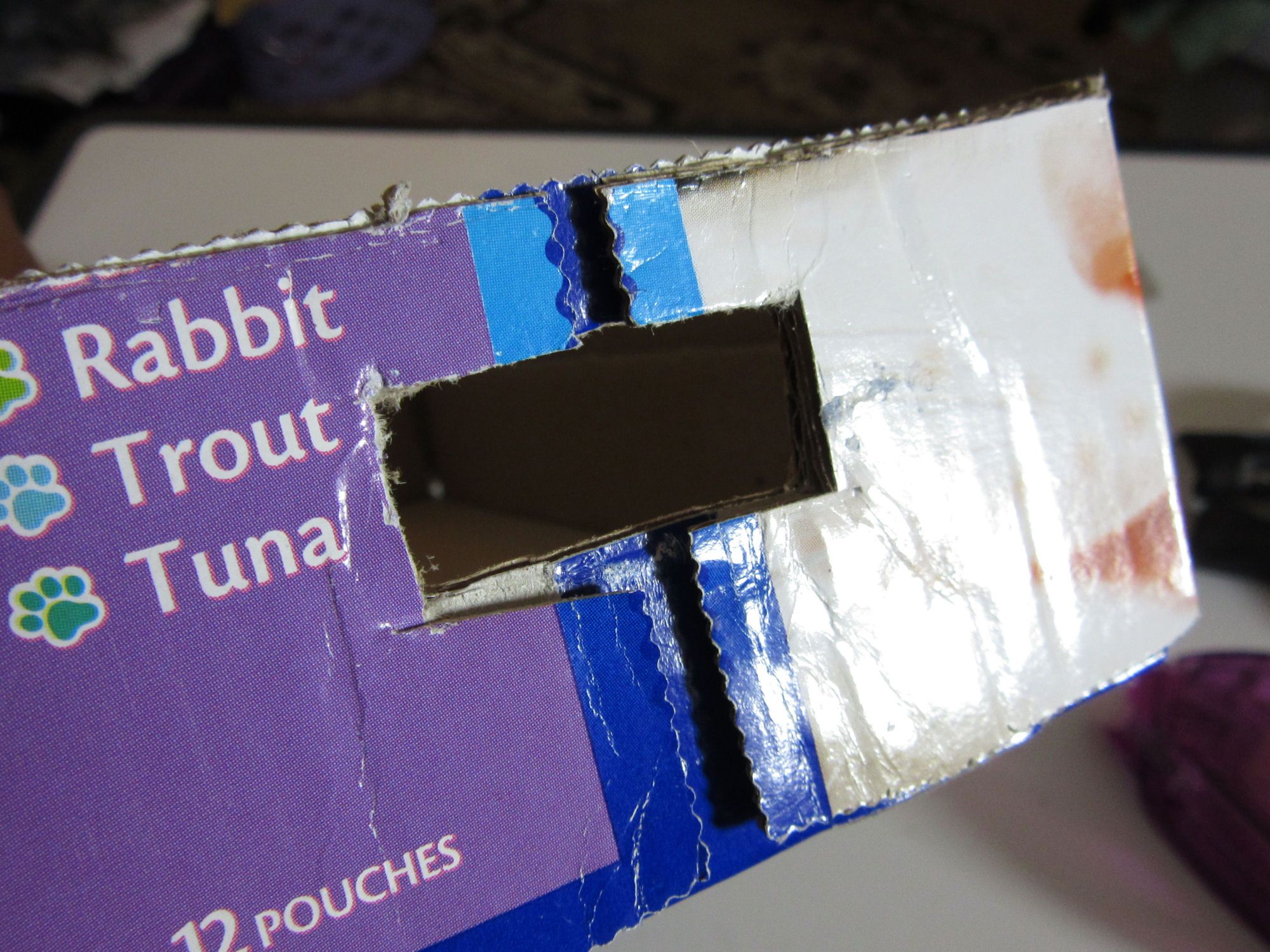 Simple DIY Macrame Project Frame or Loom Made From a Box or Plastic ...