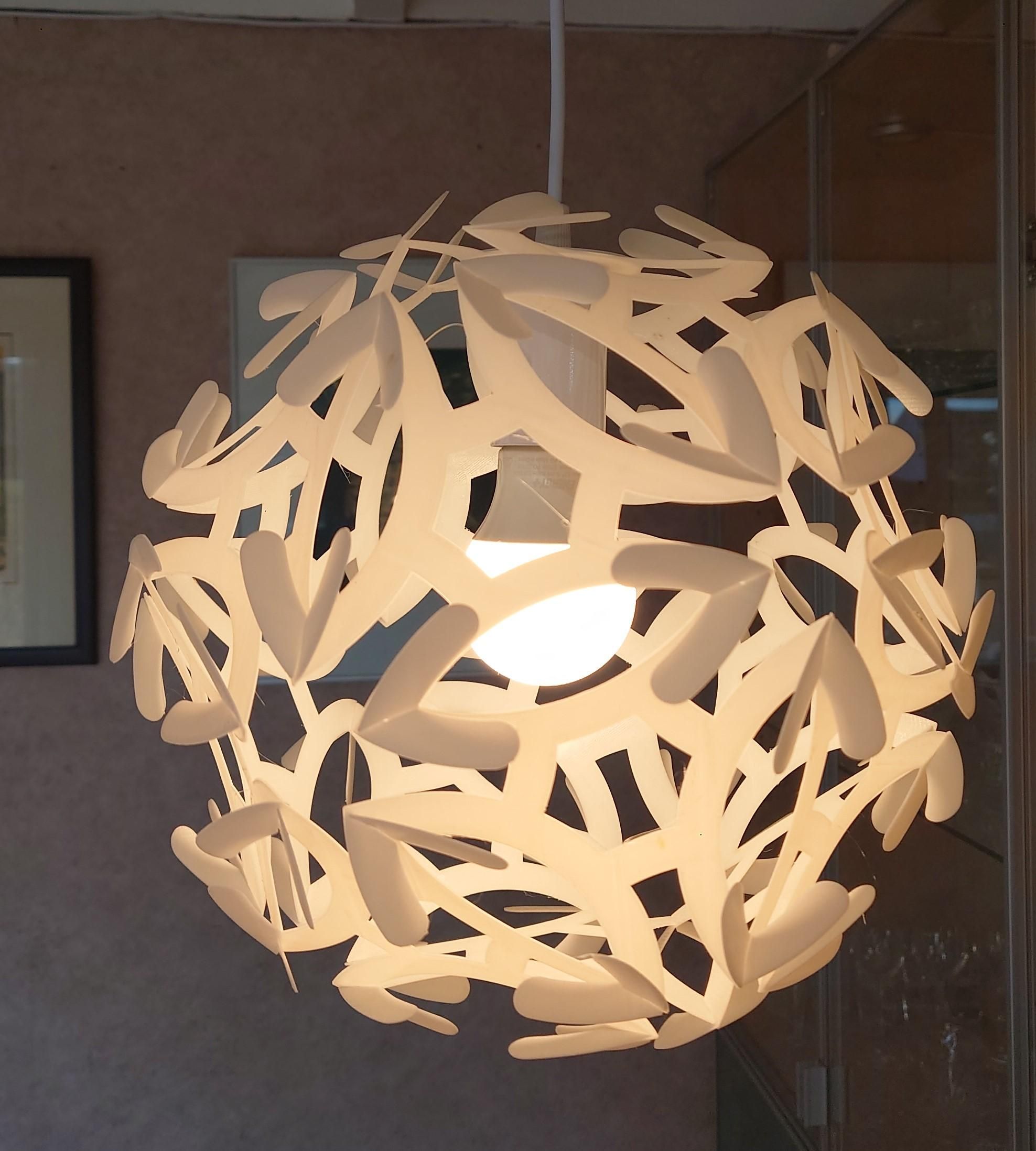Interlocking Icosahedron Light Shade : 9 Steps (with Pictures ...