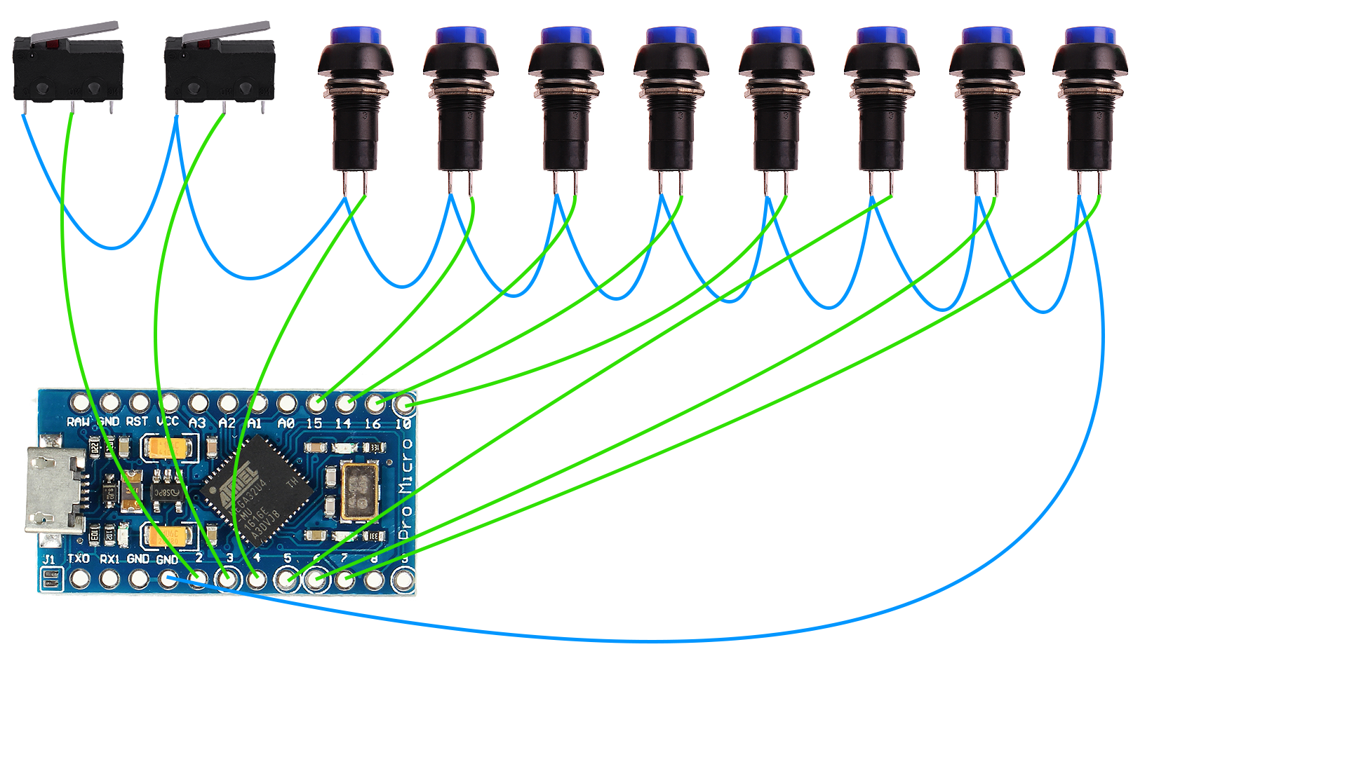 How to Make a Cheap Sim Racing Button Plate With Arduino : 6 Steps ...