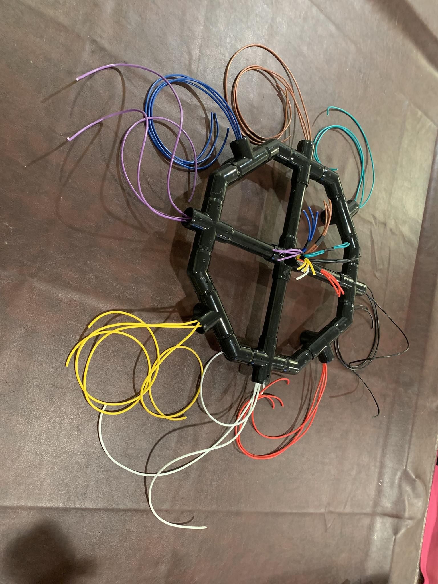 PVC Octocopter Drone Frame With Folding Arms : 10 Steps (with Pictures ...