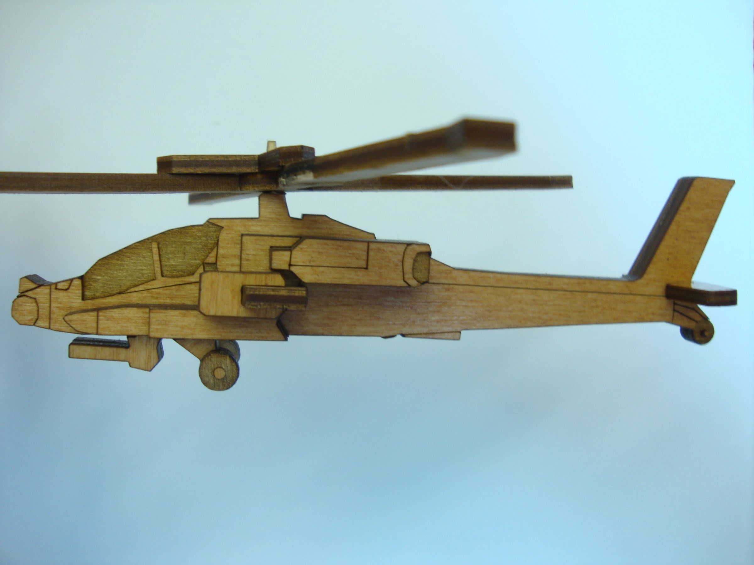 Laser-Cut Apache Helicopter : 6 Steps (with Pictures) - Instructables