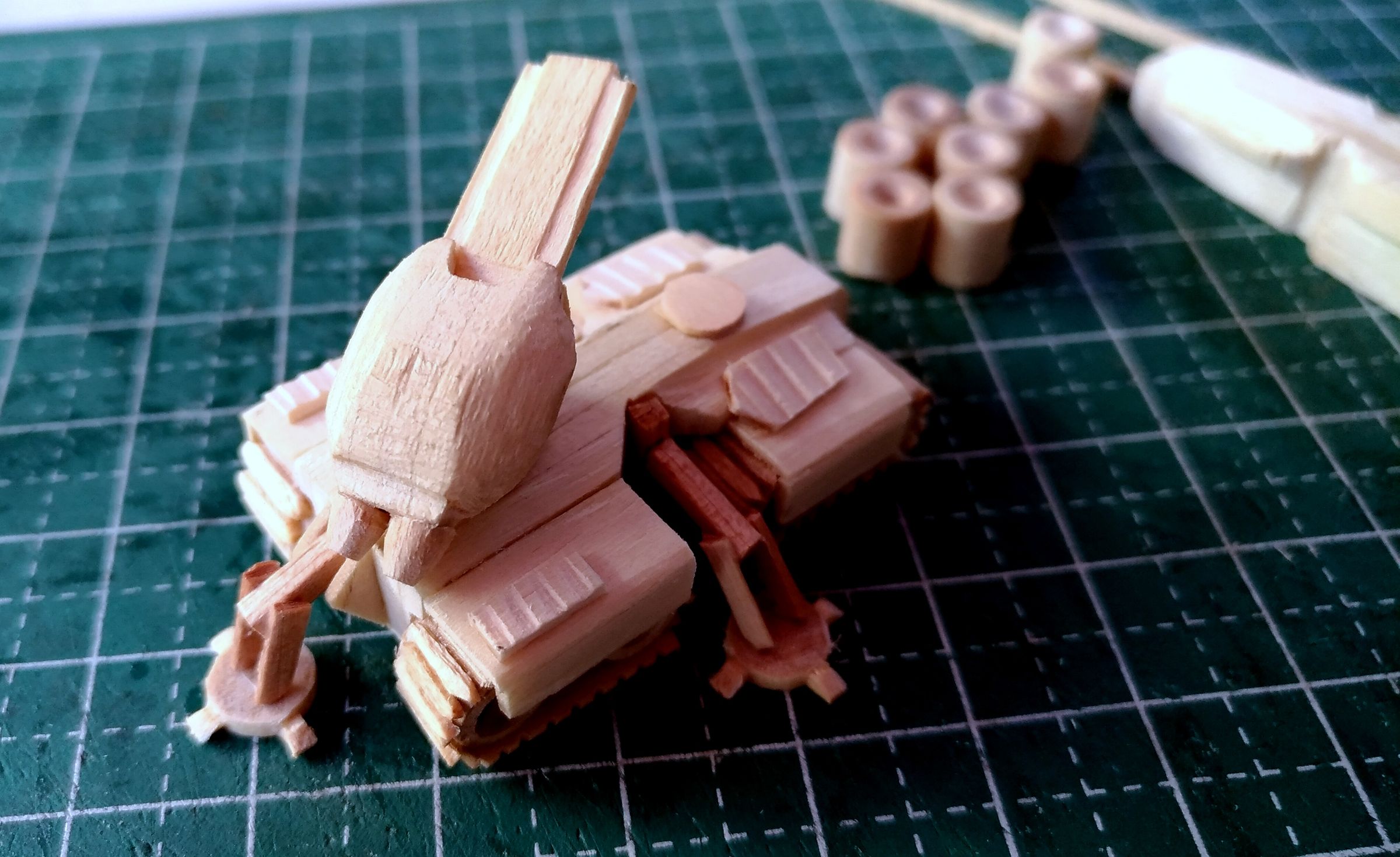 Starcraft 1 Terran Siege Tank Mini Popsicle Stick Model : 5 Steps (with ...