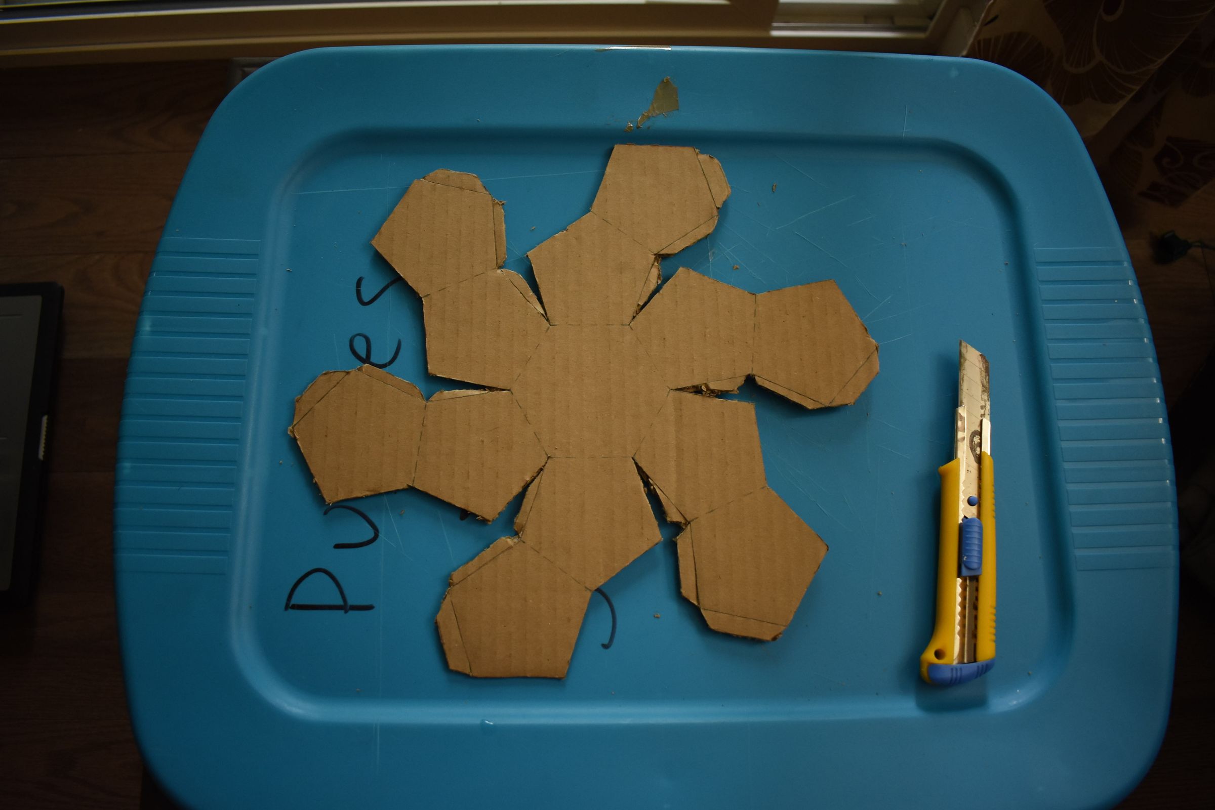 Modern Geometric [Cardboard] Planter : 8 Steps (with Pictures ...