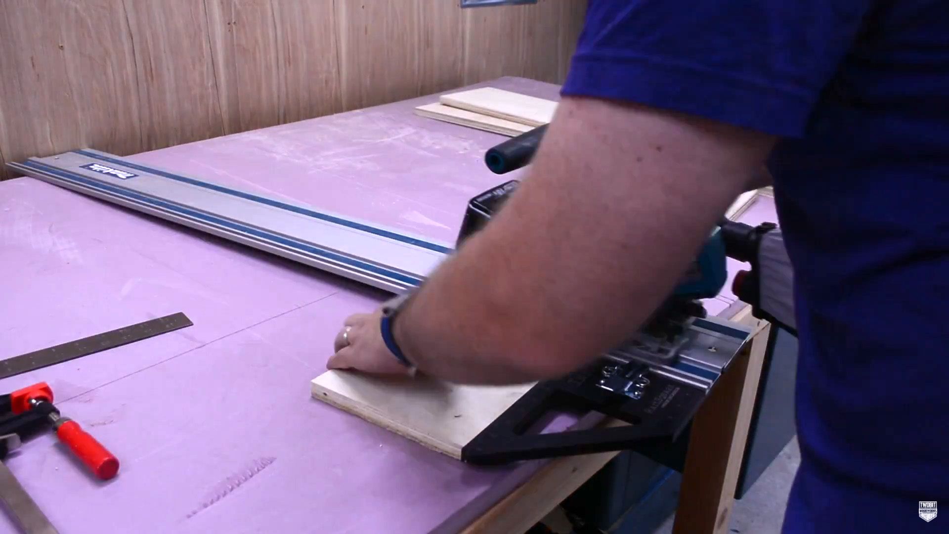 French Cleat Wall With Clamp Racks | How to Build - Woodworking : 28 ...