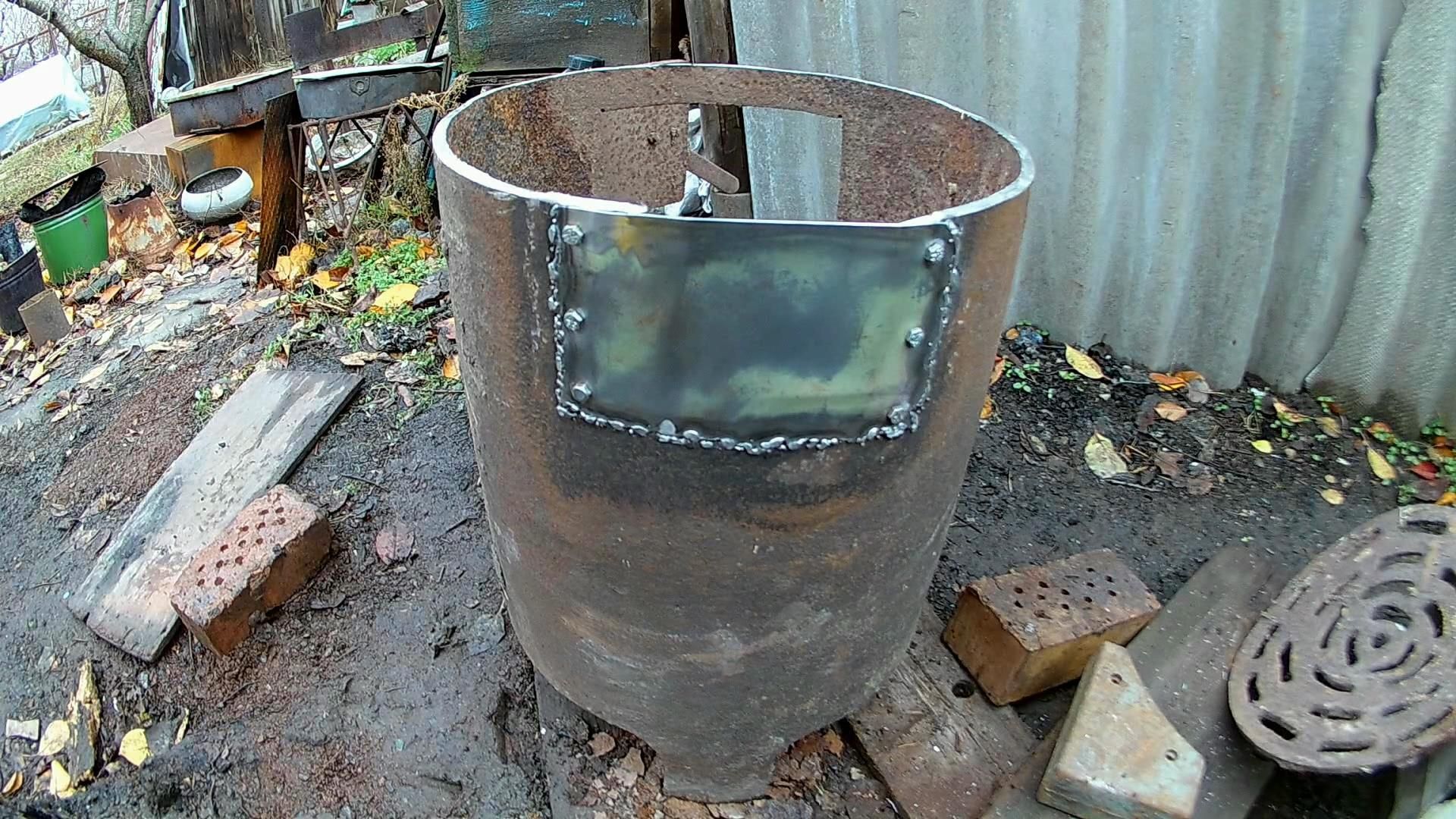 Smelting Furnace. Project "Big Smelter". Making Outer Skin - Part 1 of ...