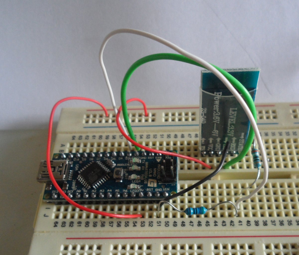 Arduino Bluetooth Connection Diagram Simulation Programming