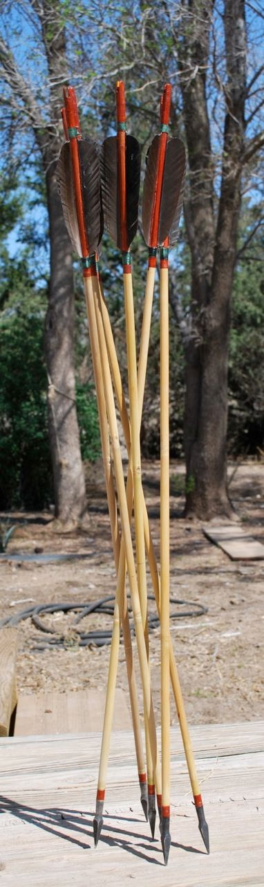 Homemade Bamboo Arrows