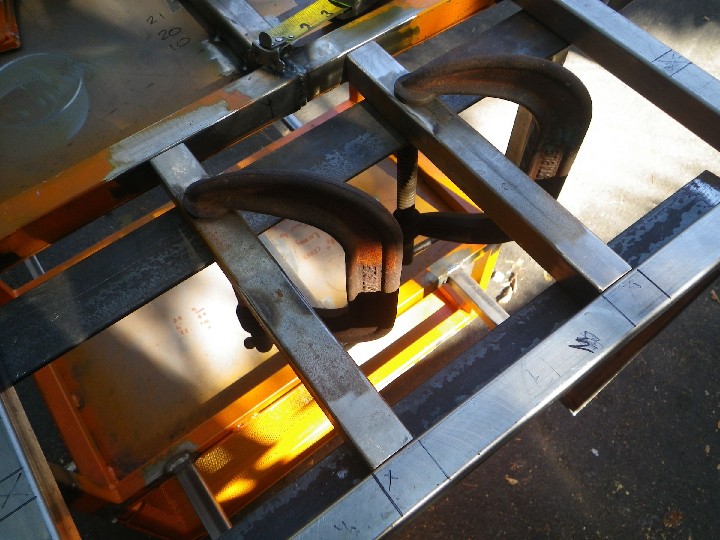 Using Clamps and Scrap Steel for Simple Fixtures on Weldments ...