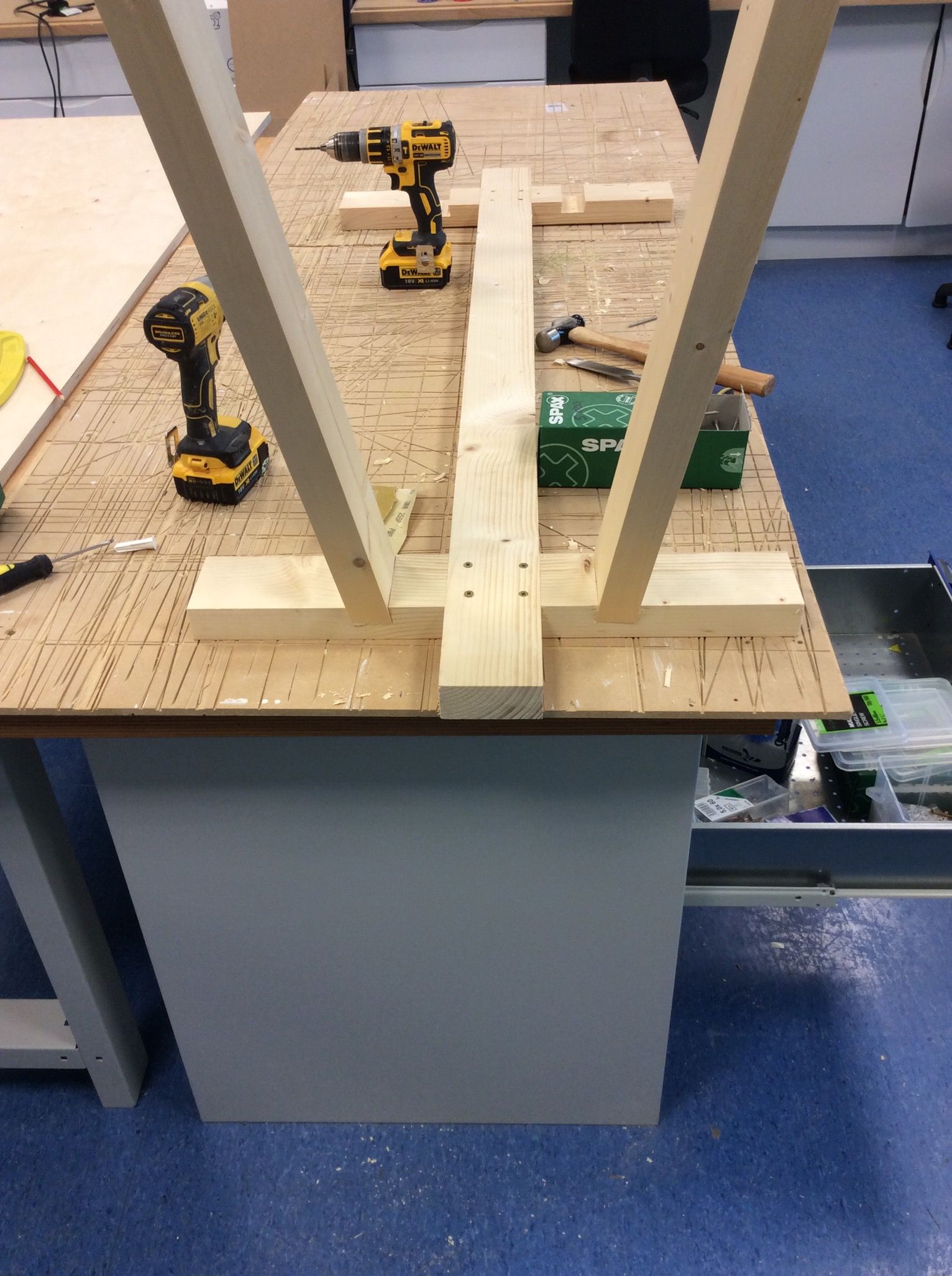 High Trestle Table - Including Prototype Table : 10 Steps (with ...