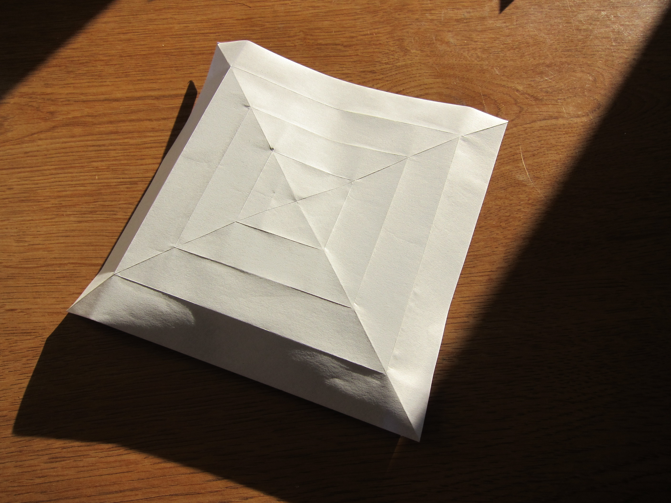 Paper "Cube" Made of Hyperbolic Paraboloids - Modular Math Origami : 7 ...