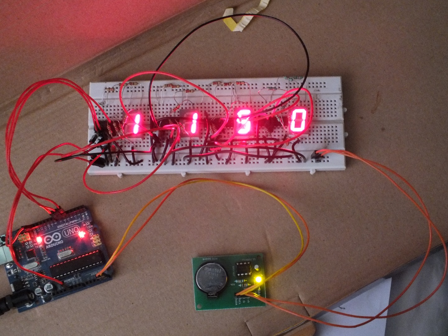 Digital Wall Clock Using Atmega-8 and RTC : 5 Steps - Instructables