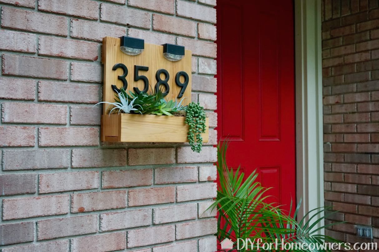 DIY House Address Sign Using Hot Glue : 7 Steps (with Pictures ...