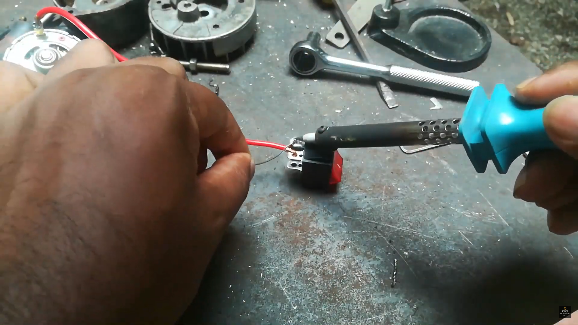 Durable Tire Inflator From 2 Stroke Engine : 11 Steps (with Pictures ...