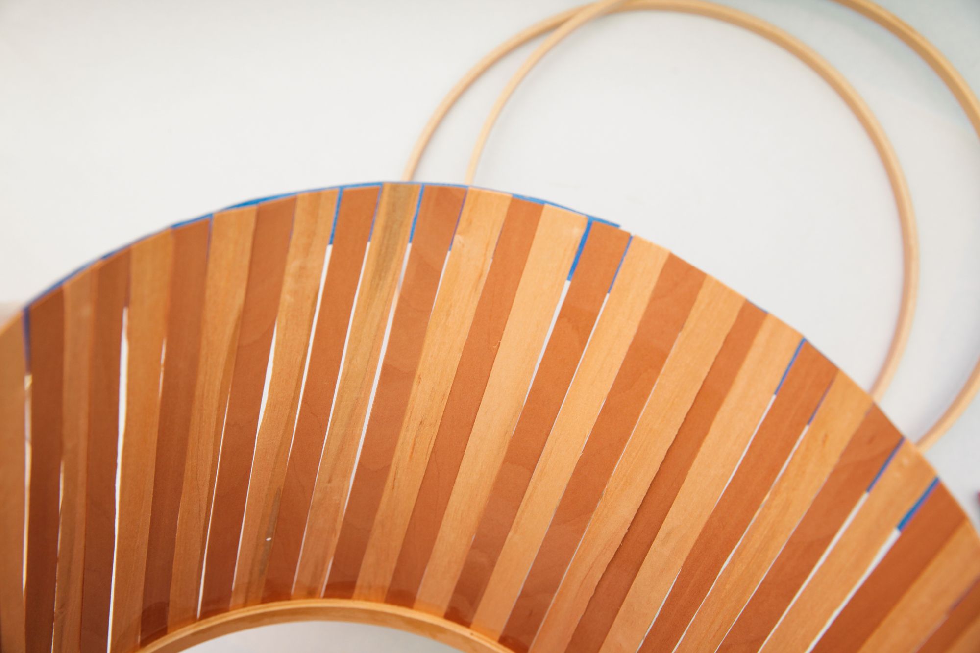 Pendant Lamp From Embroidery Hoops : 3 Steps (with Pictures ...