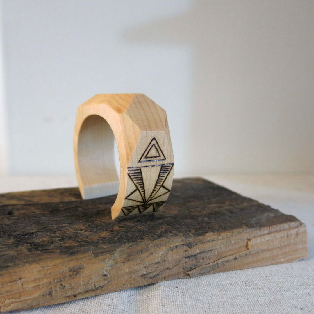 Geometric Wood Bangle DIY : 10 Steps (with Pictures) - Instructables
