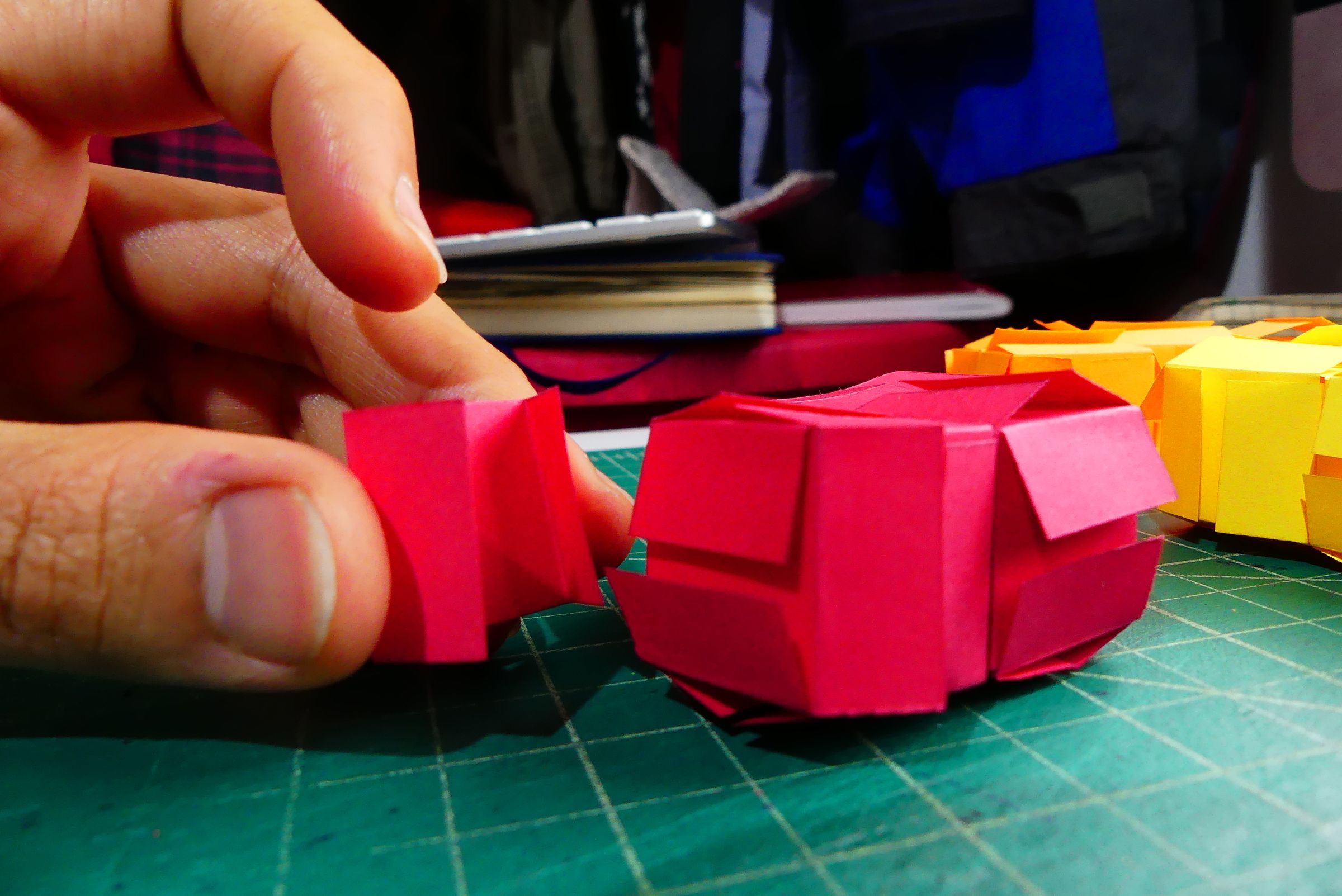 Rainbow Tetris Paper Sculpture : 7 Steps (with Pictures) - Instructables