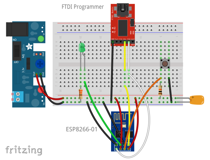 Arduinoer Fritzing Parts Of Esp8266based Wifi Module