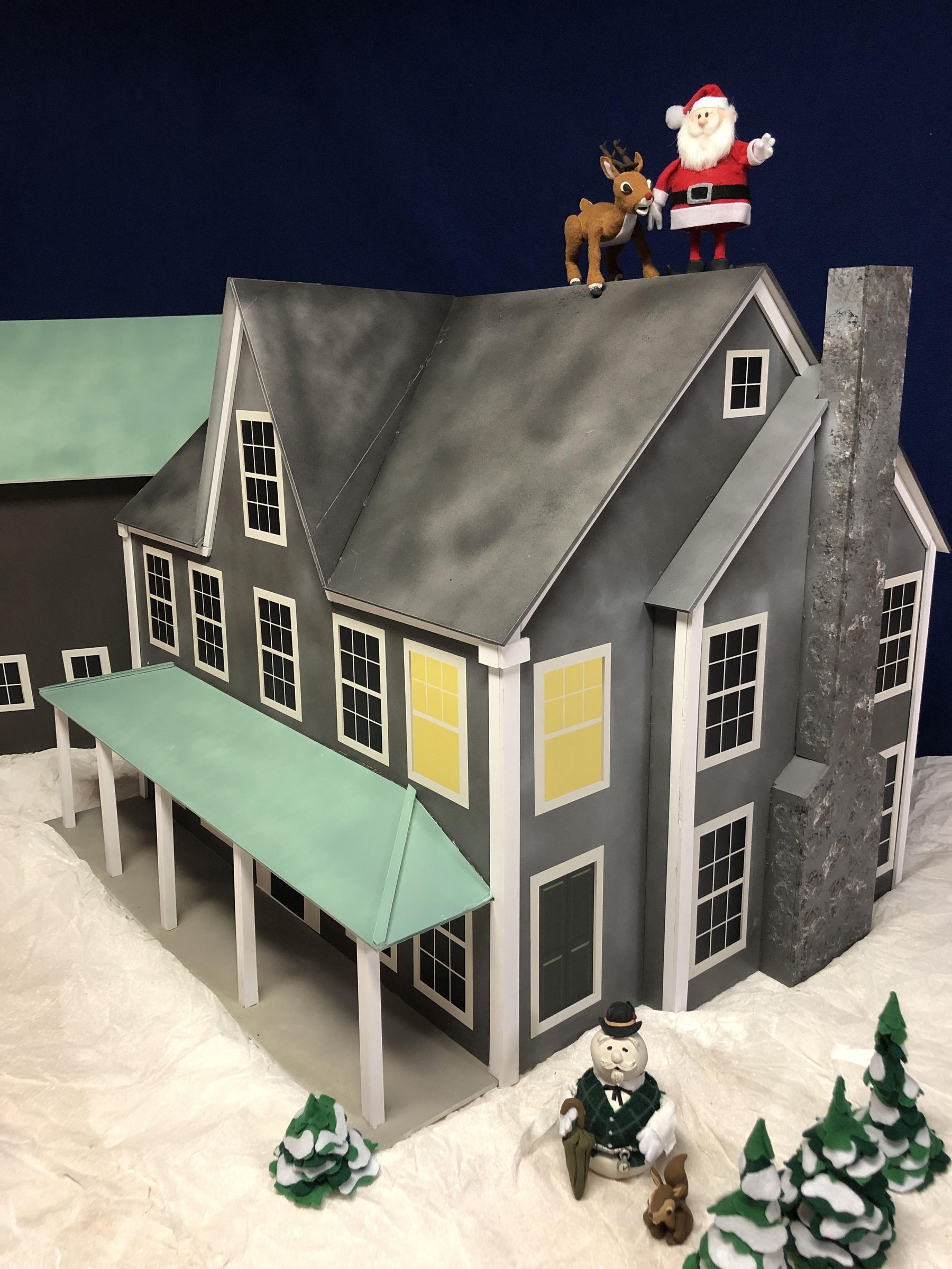 Creating Rudolph the Red Nosed Reindeer Figures for Christmas Card : 18 ...