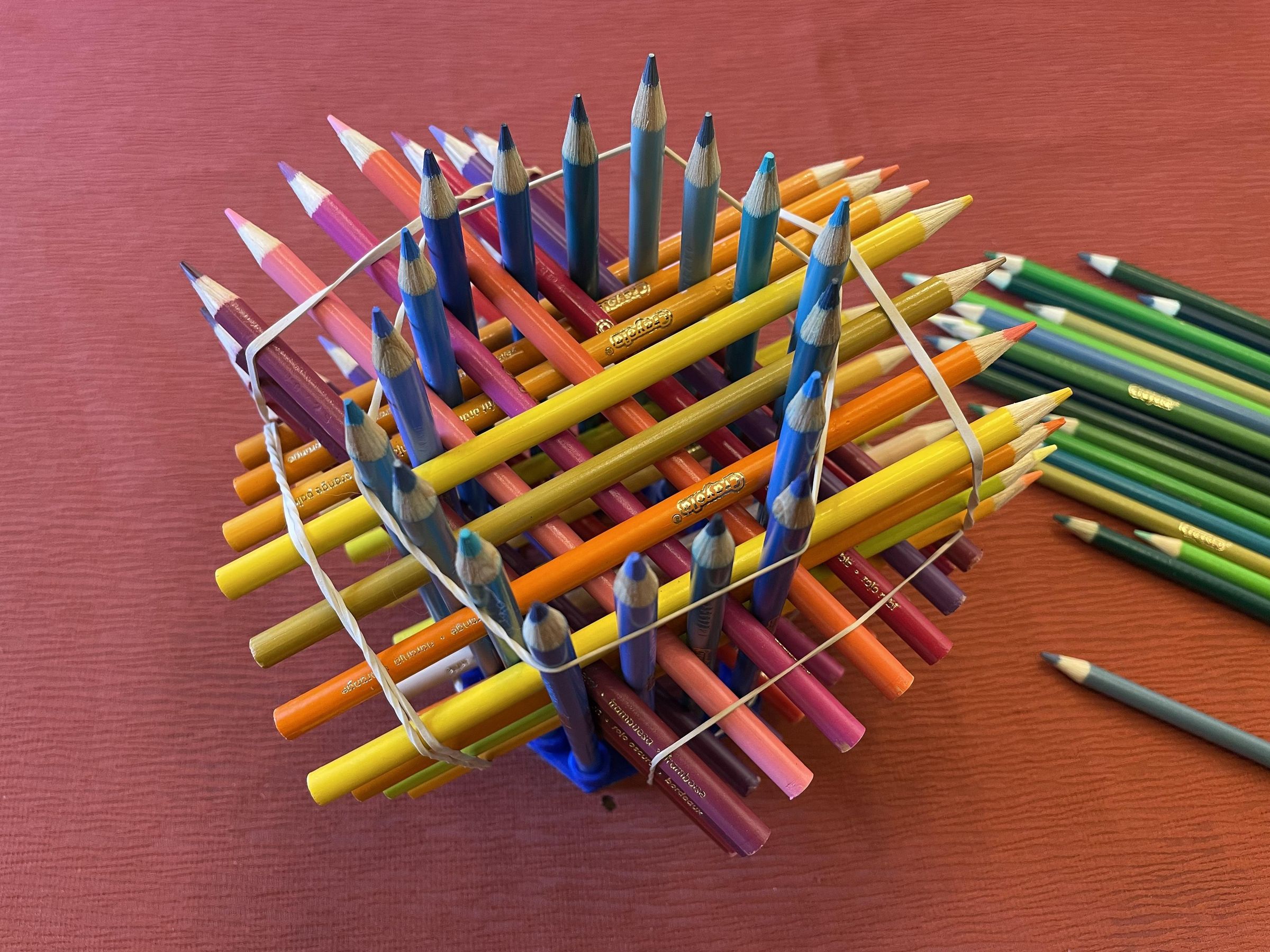 Easy 72 Pencil Sculpture : 6 Steps (with Pictures) - Instructables