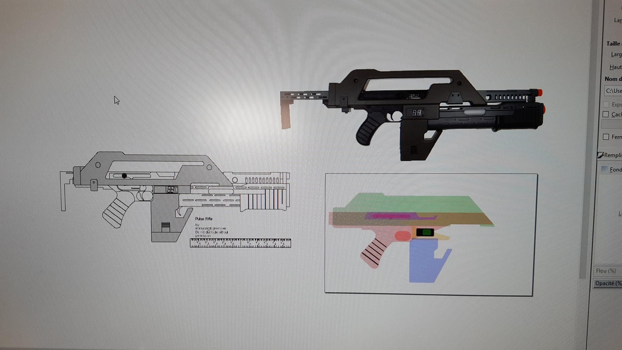 Wooden Pulse Rifle From Aliens : 6 Steps - Instructables