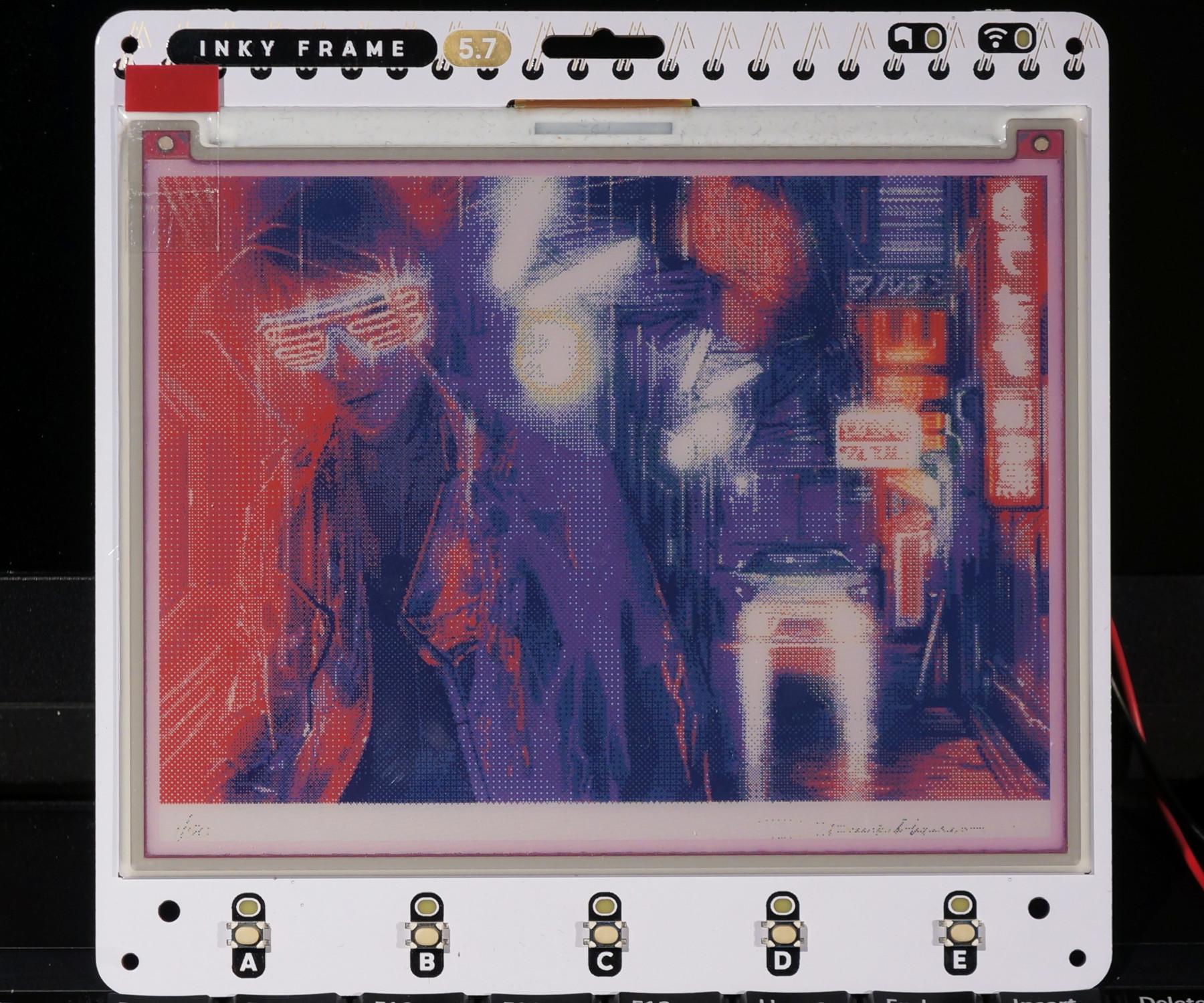 Pimoroni Inky Frame Comparison - 4 Inch Vs 5.7 Inch : 18 Steps (with ...