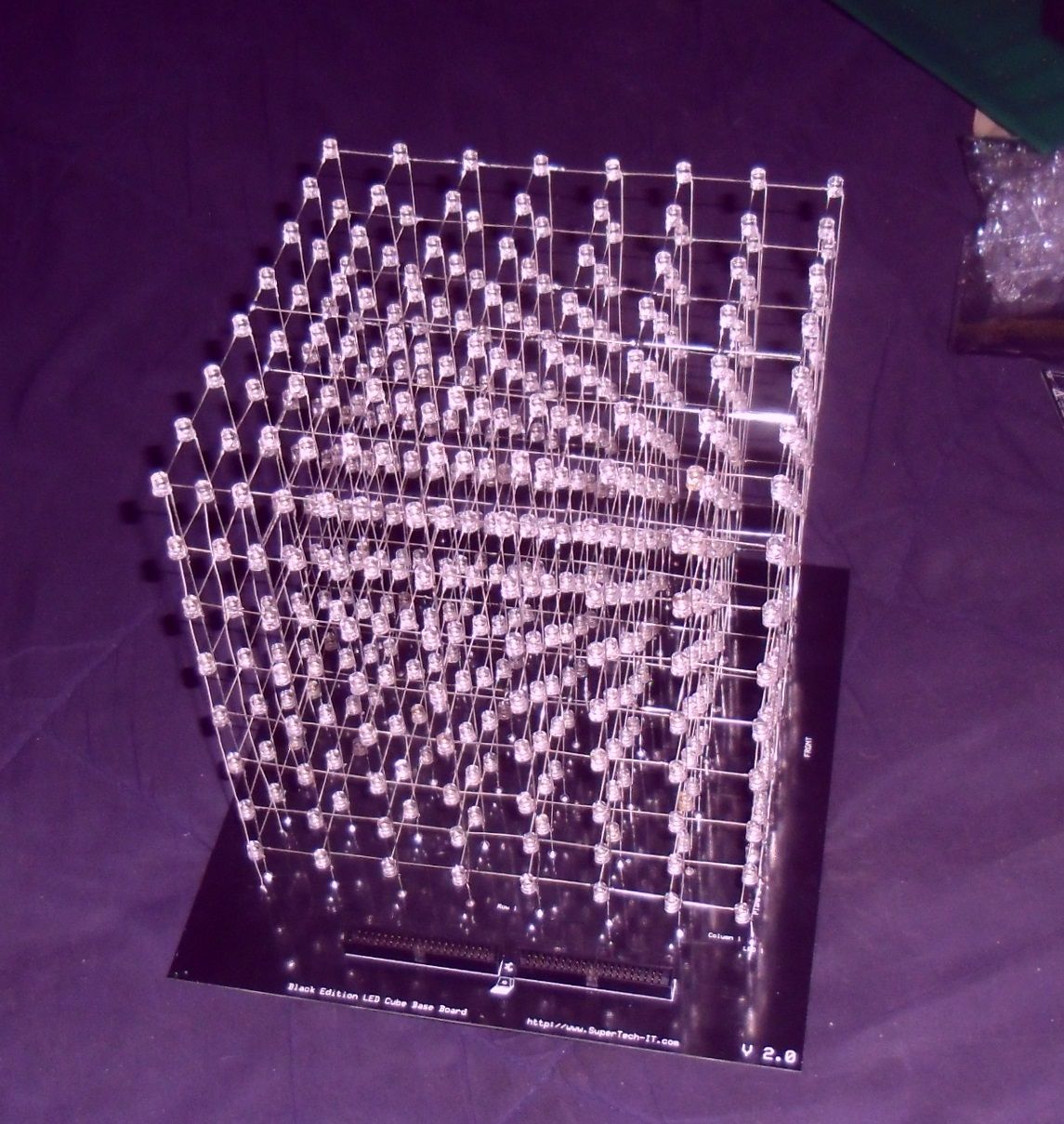 How to Build an 8x8x8 LED Cube and Control It With an Arduino : 7 Steps ...