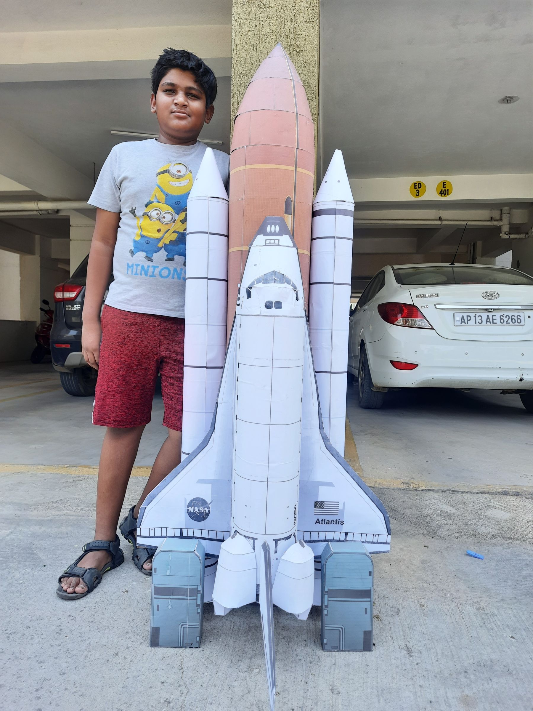 Space Shuttle Atlantis Chart