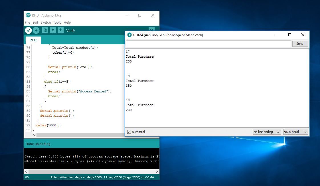 Interfacing RFID-RC522 With Arduino MEGA a Simple Sketch : 4 Steps ...