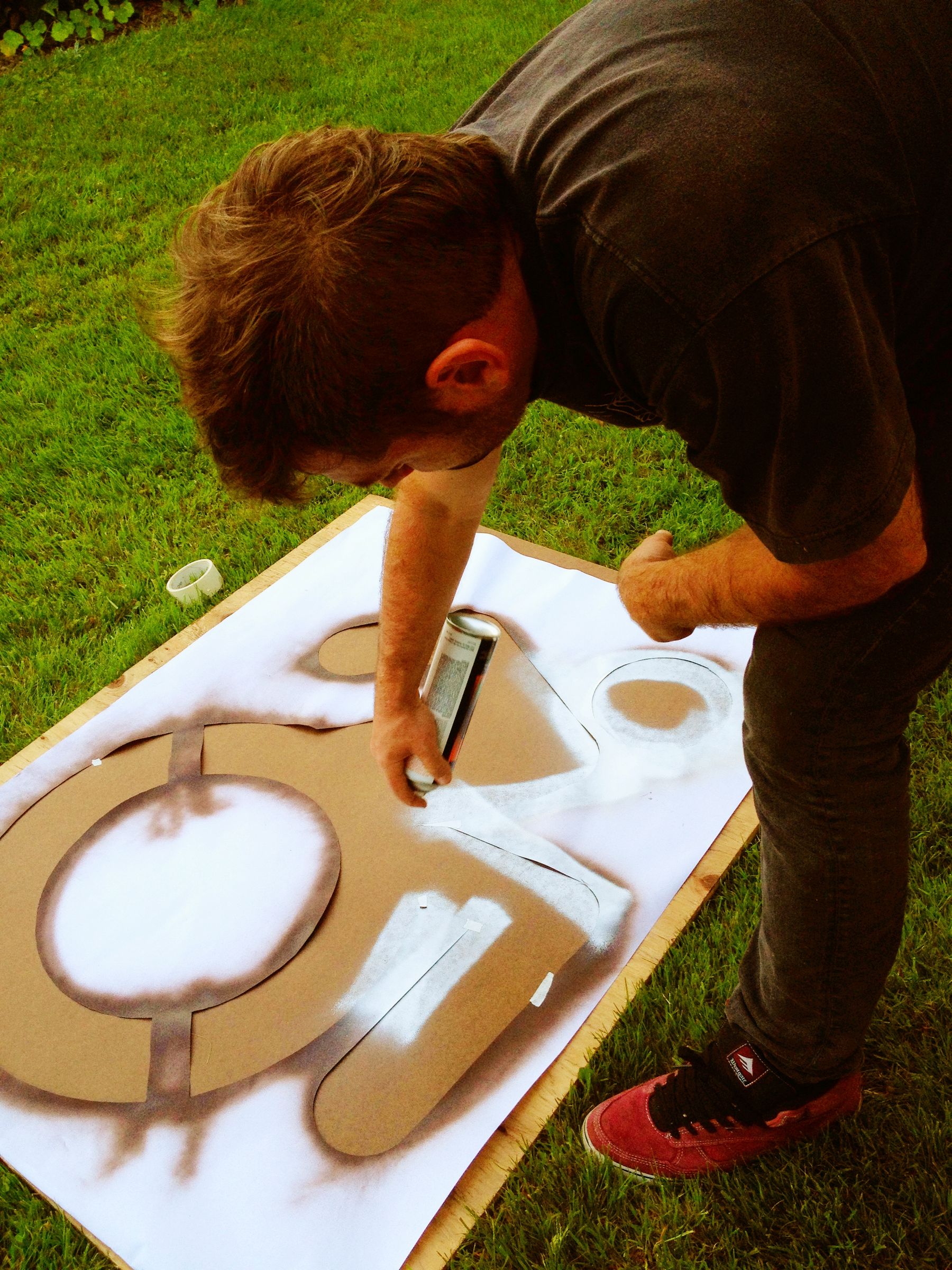 Stencil for Disability Parking Space : 6 Steps (with Pictures ...