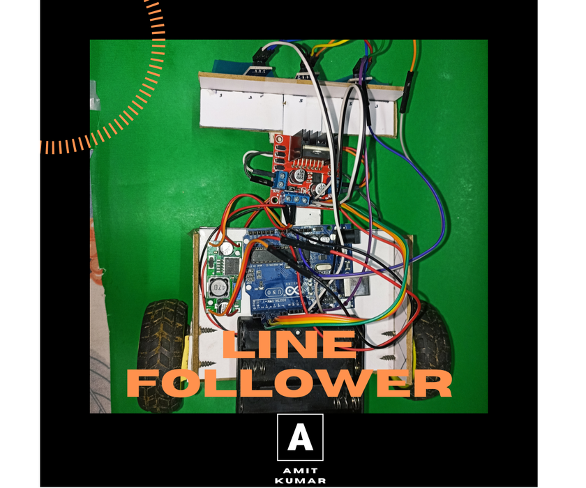 Building a 3-Sensor Line Follower Robot | Arduino + L298N | DIY : 6 ...