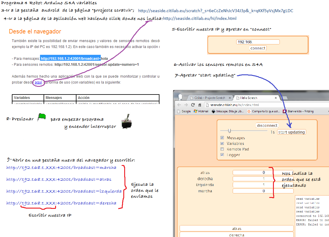 Robot Arduino 4x2 Scratch S4A Map - Instructables