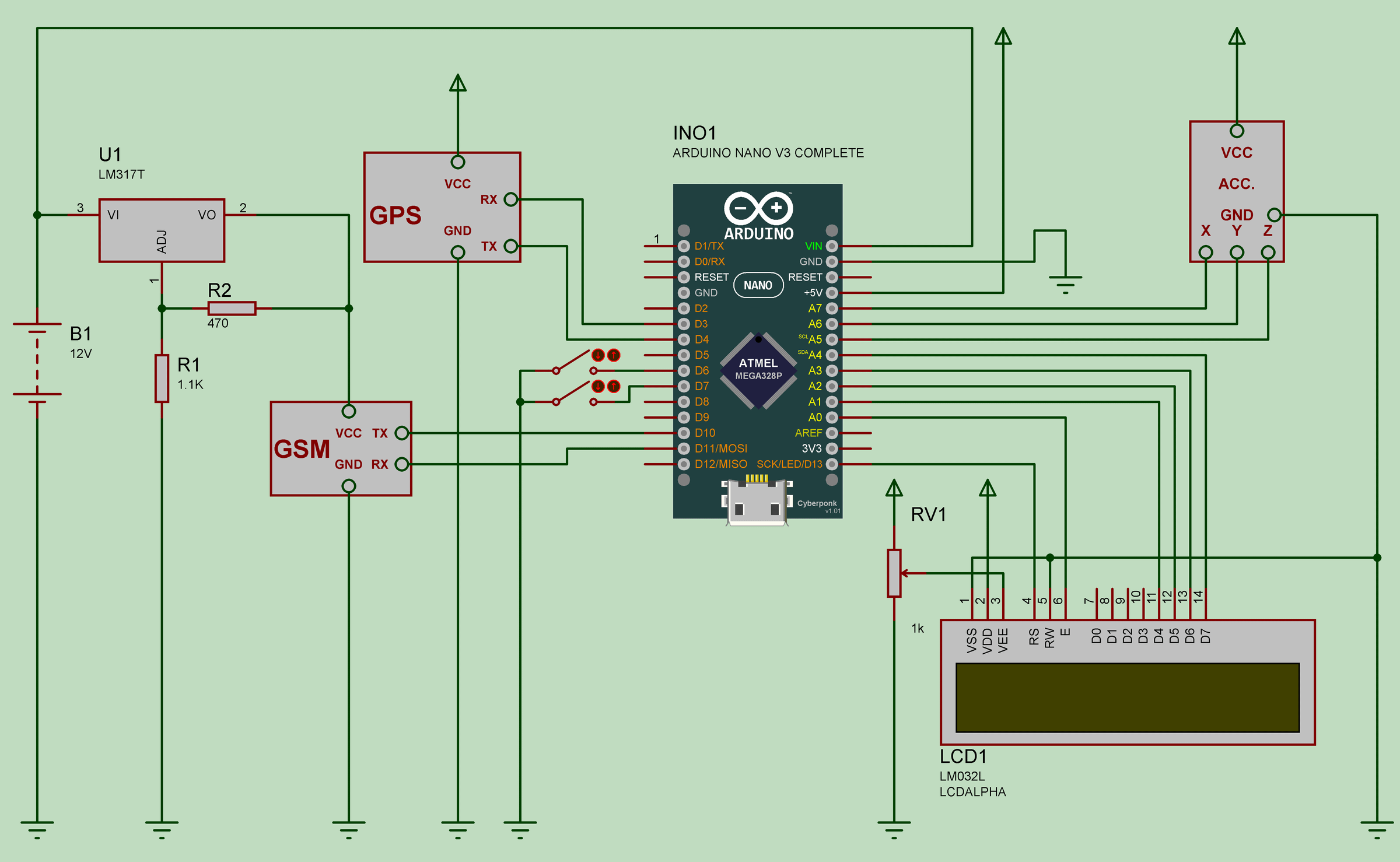 Accident Alert System Using GSM, GPS and Accelerometer : 5 Steps (with ...