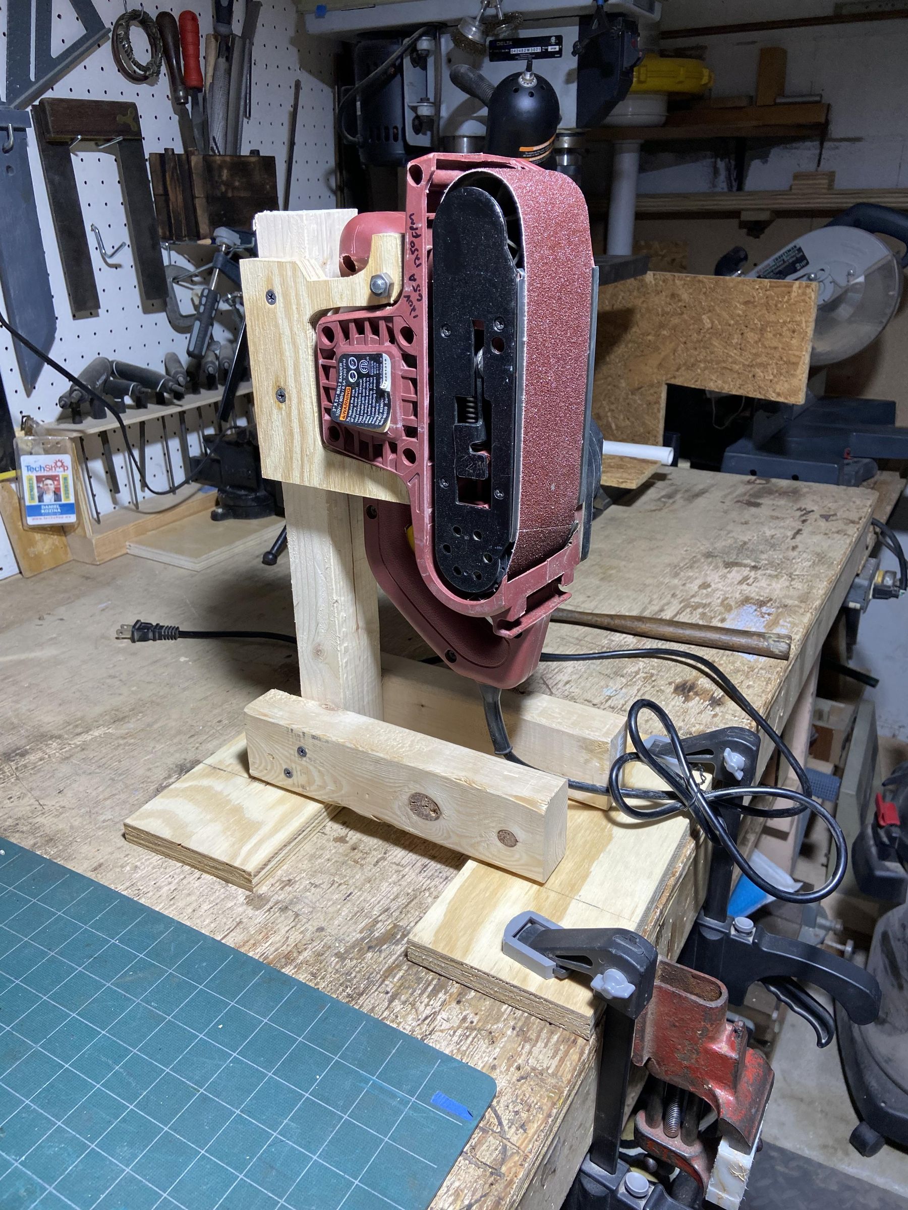Belt Sander Stand : 4 Steps (with Pictures) - Instructables