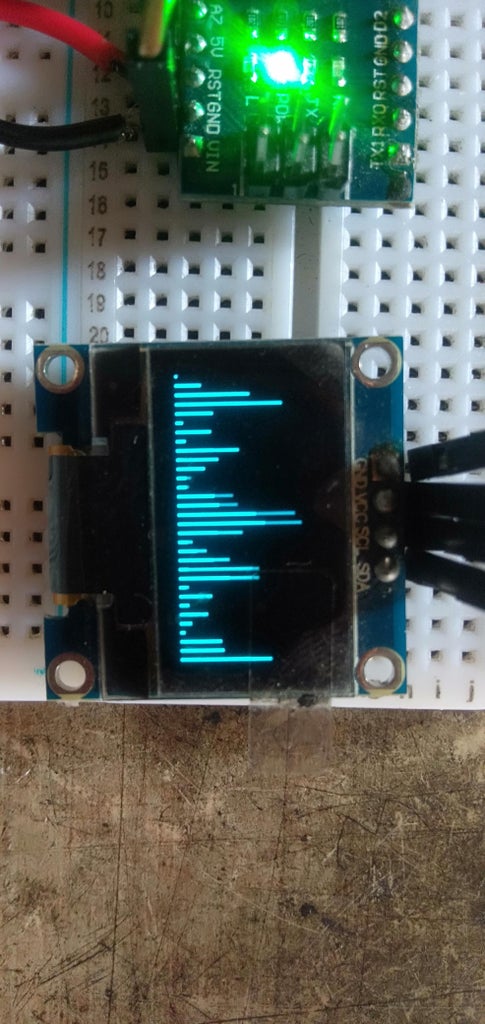 Arduino Oled Spectrum Analyzer 6 Steps With Pictures Instructables